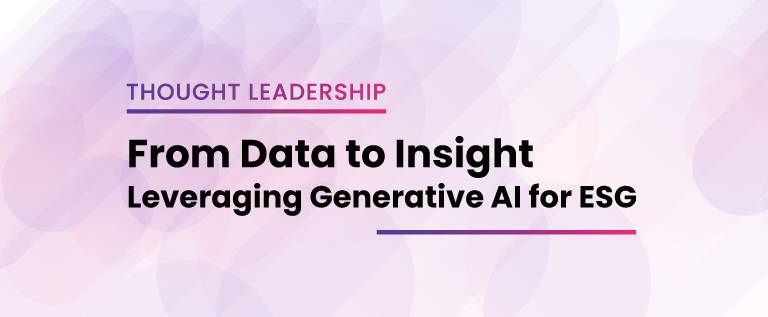 From Data to Insight Leveraging Generative AI for ESG - IntellectAI